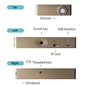 Handheld Spectrometer 380-1050nm LED Wavelength Meter with 5'' LCD, 2nm Resolution, Portable NIR & Visible Light Tester with PC Software