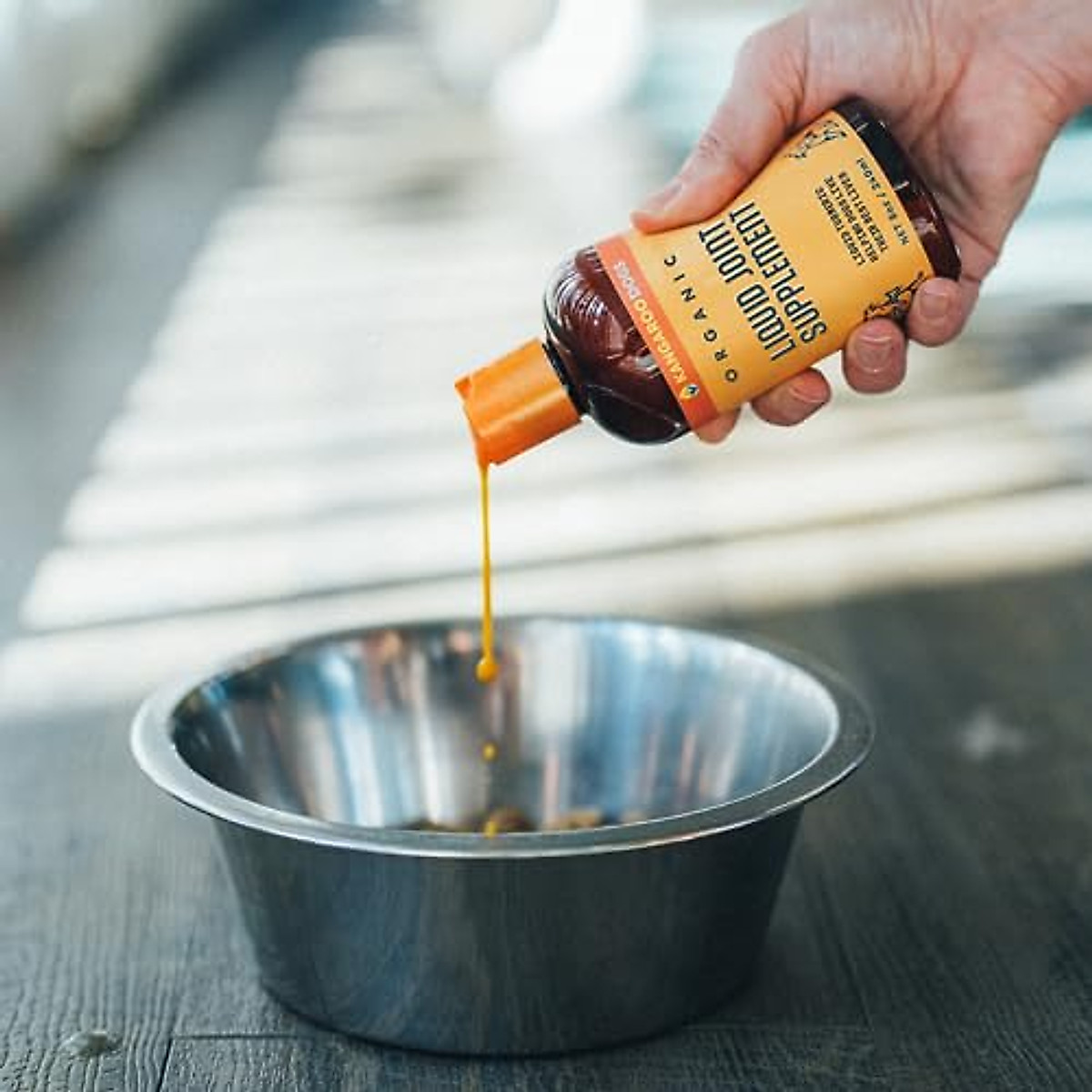 Kangaroo Dogs Organic Turmeric Curcumin Dog Joint Supplement - Liquid for Faster and Better Absorption Natural Dog Joint Supplement Liquid (8 oz)