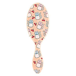 Wet Brush Kids Detangler Hair Brushes - Kitty Cherry, Sweet Treats - Mini Detangling Brush with Ultra-Soft IntelliFlex Bristles Glide Through Tangles with Ease - Pain-Free Comb for All Hair Types