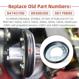 Ximoon 04743700 Friction Wheel Snow Blower Drive Disc for Ariens Parts - 00300300 00170800 04743700 741316 AM122115 158458 7010765