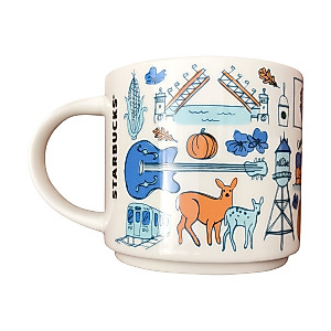 Starbucks Been There Series Collectible Coffee Mug (Illinois),14 ounce