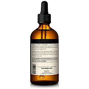 Blisque – Natural Trace Mineral Drops Supplement with Fulvic Acid and Humic Acid | for Detox, Cleanse, Immune Support, Brain Booster, Alkaline Hydration, and Energy | Contains Electrolytes | 4 Ounce