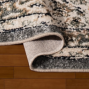 SunNewt Stain Resistant Washable Area Rug 9x12 Living Room Large Rugs Soft Faux Wool Non-Shedding Low-Pile Floor Carpet for Dining Laundry Room Bedroom Bed Side, Olive