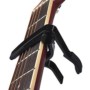 Capo,Guitar Capo for Acoustic Electric Guitar (Black Cpao)