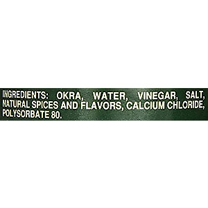 Talk O Texas Okra Pickles, Hot, 16 oz (Pack of 2)