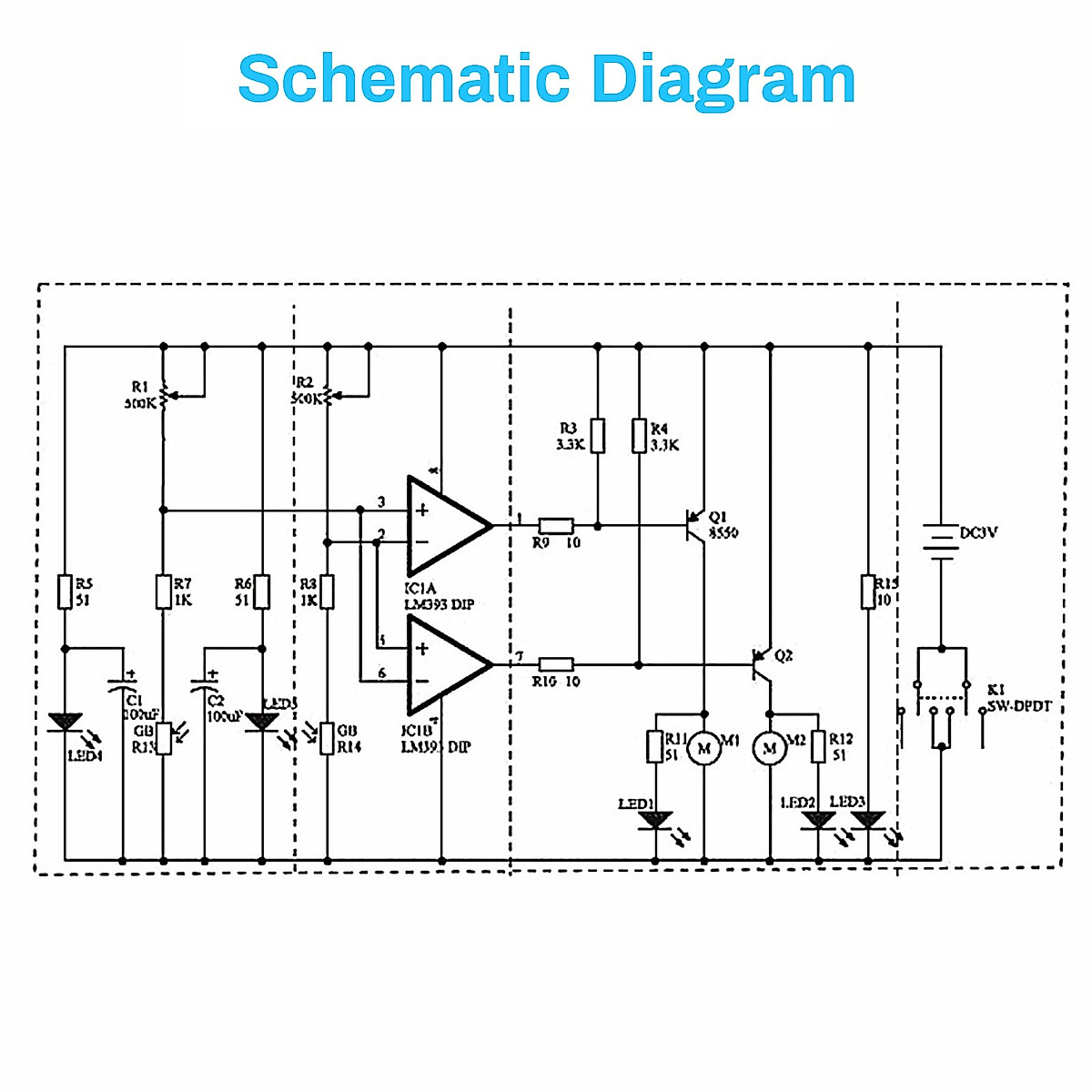 2 Pack, Practice Learning Kit Smart Car Soldering Project Kits Line Following Robot Kids DIY Electronics Education School Competition