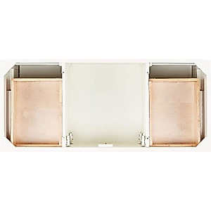 Signature Hardware 953346-48-RUMB-8 Burfield 49" Free Standing Single Vanity Set with Cabinet, Vanity Top, and Rectangular Undermount Vitreous China Sink - 8" Faucet Holes