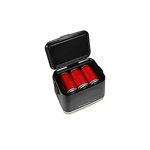 Frigidaire Portable Top Opening Lid Insulated 6-Can or 4-Liter Mini Personal Fridge Cooler, Black color, 110v Wall outlet & 12V car adapter - EFMIS310-Black (Renewed)