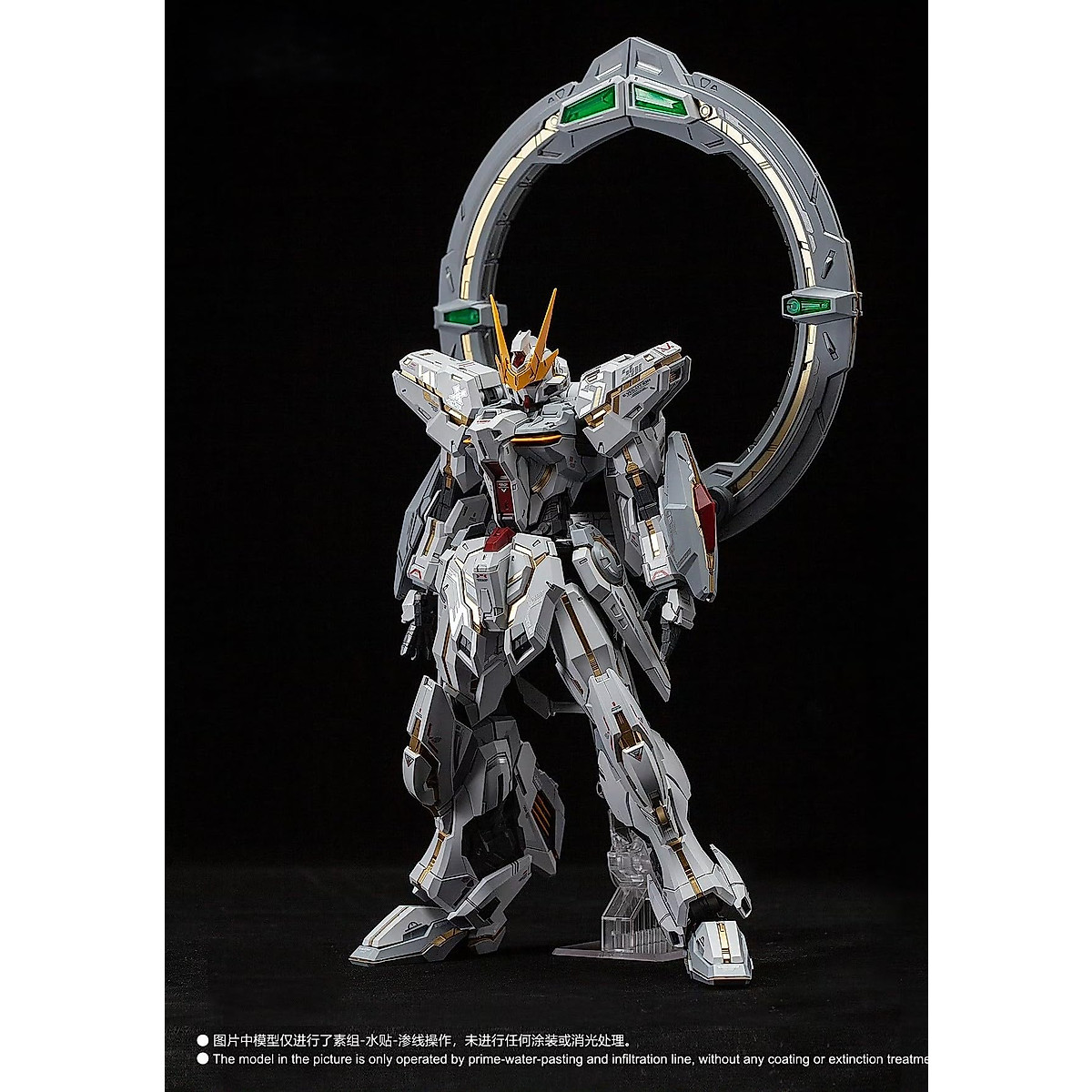 Funtasy Planet Action Figures 1/100 Scale Model Kits for Adults Eternal Star-Glory Assembly Model Mecha Model Kit Articulated Figures Assembled Mode, White, CMLH-01