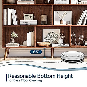 VICLLAX 3-Tier Open Book Shelf with Legs, Storage Walnut Book Shelves, 8 Cube Floor Standing Display Shelf for Home Office, Bedroom, Reading Room