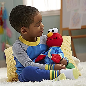 Sesame Street Lullaby & Goodnight Elmo Plush Toy, Singing and Talking Elmo Stuffed Animal for Toddlers and Preschoolers 18 Months and Up