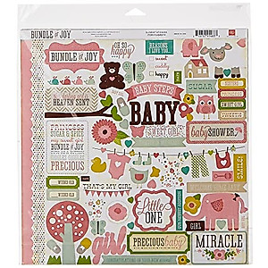 Echo Park Paper Company Echo Park Paper BJG45016 Bundle of Joy Girl Collection Scrapbooking Kit, 12-x-12-Inch