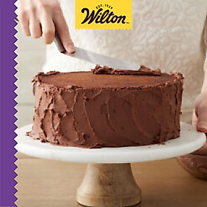 Wilton Icing Spatula, 13-Inch, Angled Cake Spatula, Steel