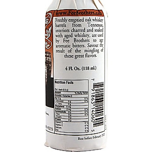 Fee Brothers Whiskey Barrel-Aged Aromatic Bitters - 5 oz - 2 Pack