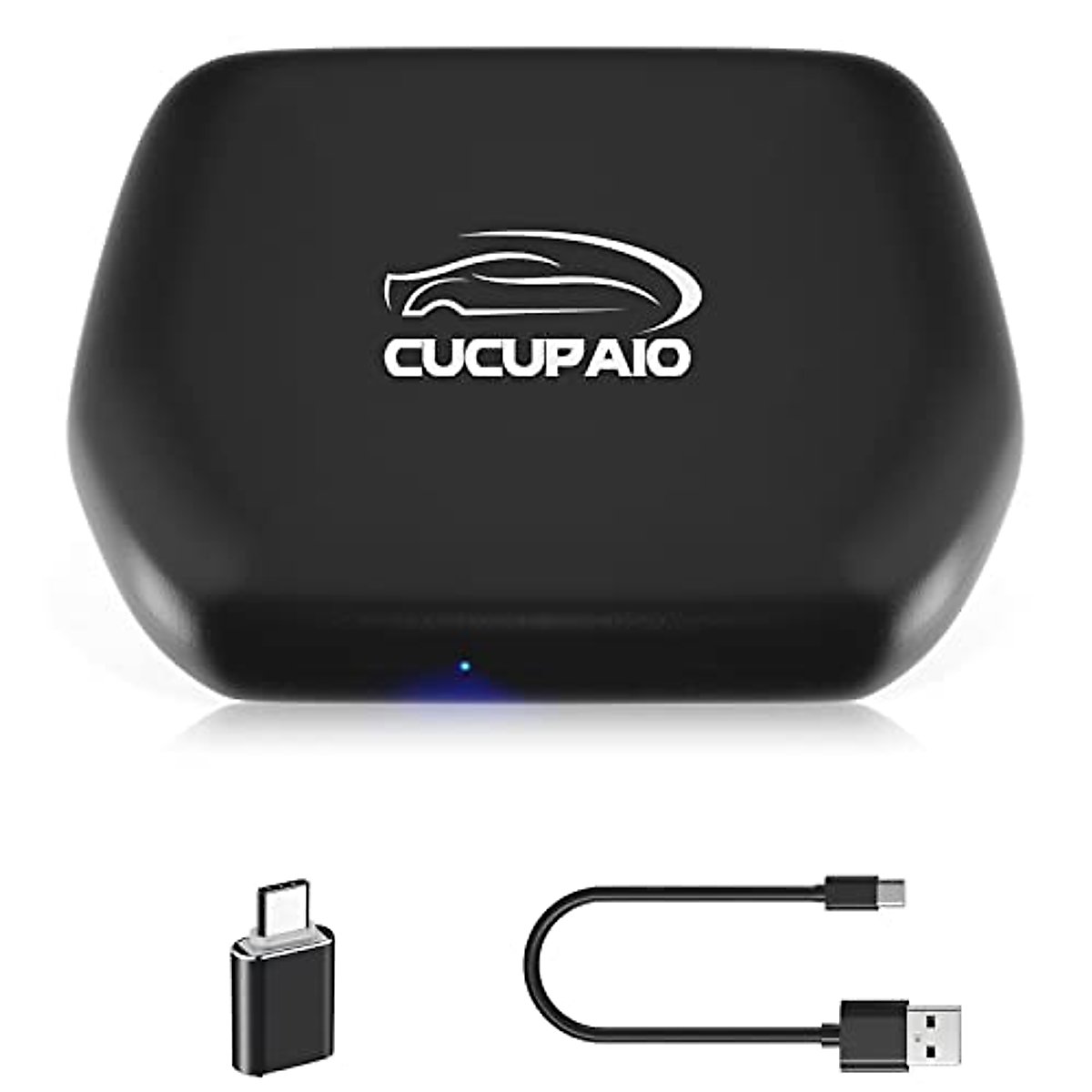 Wireless Carplay Adapter, Updated 5.8GHz WiFi Bluetooth Auto Connect Apple CarPlay Dongle for Cars with Original Factory Wired Car Play(Model Year: 2016 and After), Support iOS 8+, OTA Online Upgrade