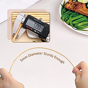 30 Inch / 75cm Extra Long Wood Skewers 50Pcs, Heavy Duty Bamboo Wooden Marshmallow Sticks for Fire Pits Roasting Campfire, Kids Safe Disposable Camping Skewer for Smores Grilling Kebab BBQ Barbecue