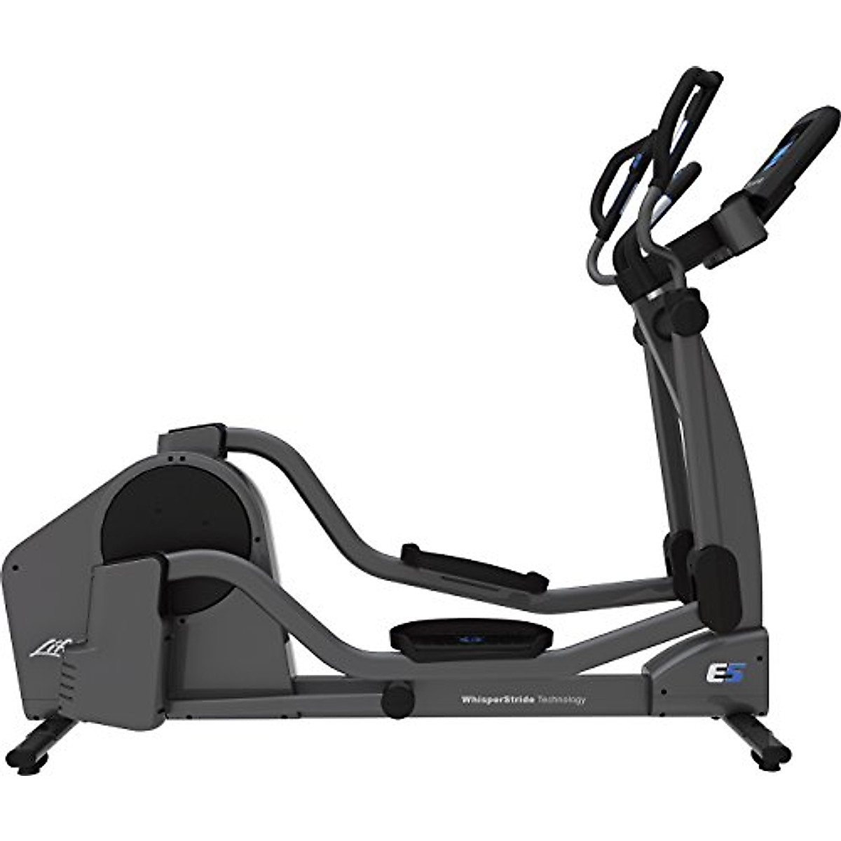 Life Fitness E5 Cross Trainer Elliptical Exercise Machine with Go Console, Titanium