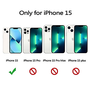 LANJINDENG Compatible with iPhone 15 Case Mandala Chakra Meditation Design for Women Girls, Full Body Rugged Shockproof Anti-Scratch Tough Hard PC Backplane TPU Bumper Drop Protection Case