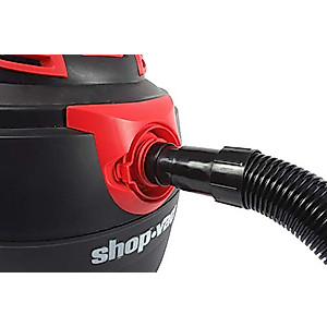 Cen-Tec Systems 94500 2.25” Diameter 20 Foot Commercial Grade Shop Vacuum Hose with Wet/Dry Attachment Set, Ft, Black