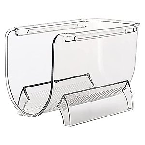 TIST Wine Bottle Storage Rack Refrigerator Stackable Organizer Clear Shelf Bottle Storage Rack Beer Wine Bottle Holder