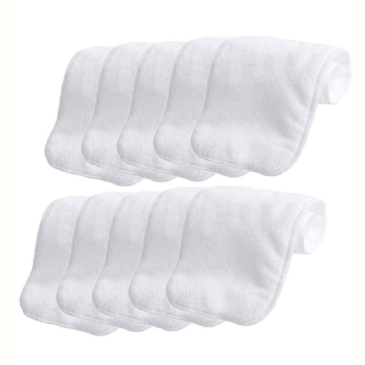 Kawaii Cloth Baby Diaper Insert, Washable Liner, Booster Pad, Super Absorbent, Stay-Dry Microfiber for Newborn 6-22 lbs Cloth Diapers,- Pack of 10 Inserts