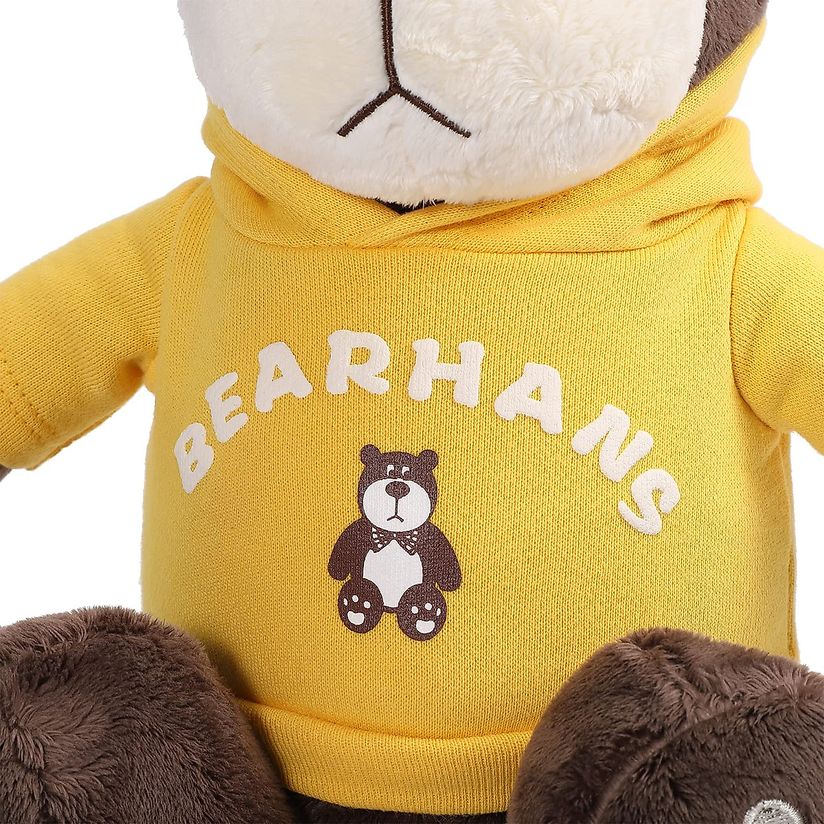 Wpond 10.6" Plush Toy, Super Soft Cuddly Plush Animal Bear Toys with Cute Costum, Birthday Christmas Valentine New Year's Gifts for Boys Girls Ladies Yellow