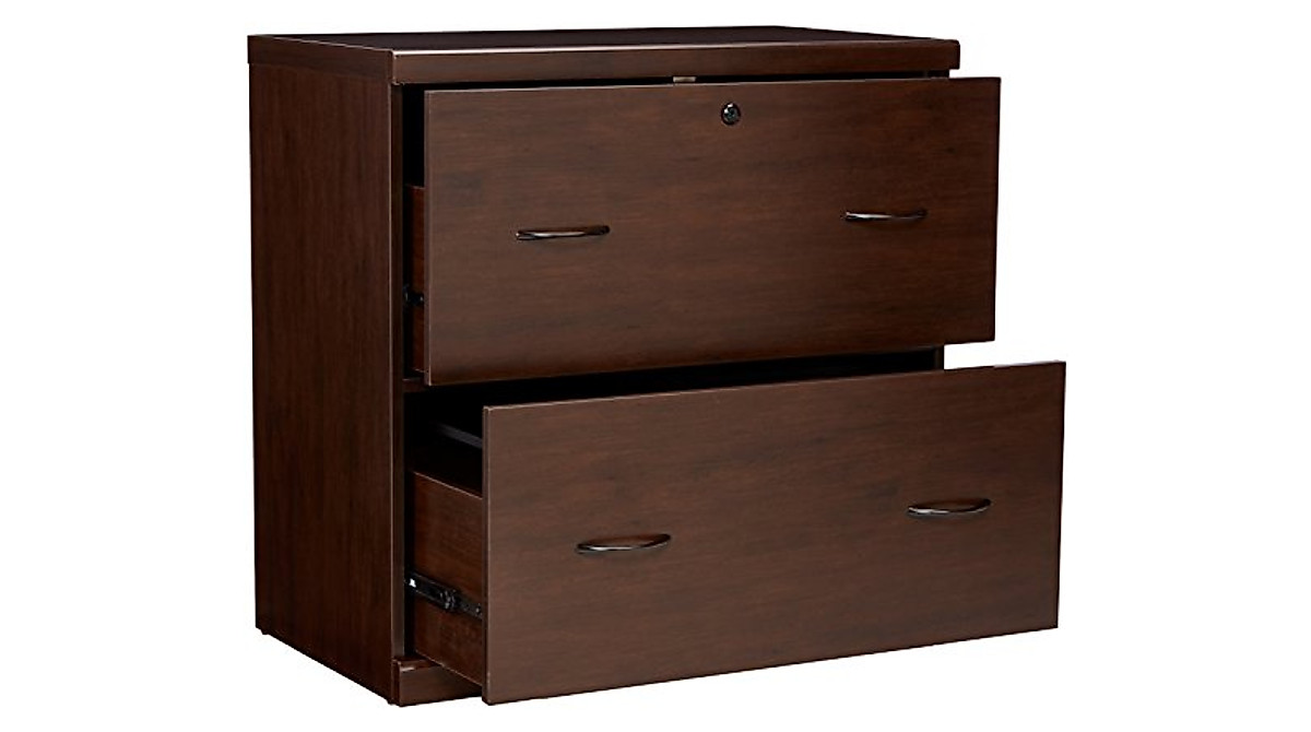 Z-Line Designs Lateral File Cabinet in Espresso – Secure & Stylish