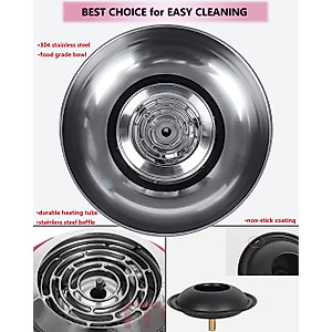 URHELP Candy Cotton Maker Easy Clean Candy Floss Machine for Kids' Birthday Party Christmas Day (ROSE)