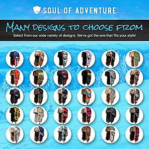 S A Company Trapper Hat Winter Hats for Men & Women | Ushanka Russian Hat | Faux Fur Hat Ear Flap (Pilot Black)