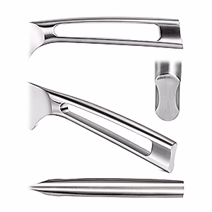 Cangshan TN1 Series 1021677 Swedish 14C28N Steel Forged 5-Inch Serrated Utility Knife and Wood Sheath Set