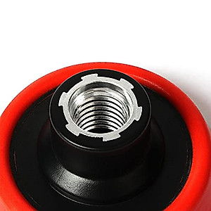 HOMESOM 3 Inch Backing Pads Hook Loop Backer Pads with 5/8-11Thread for Angle Grinder Buffer Pads 2pcs