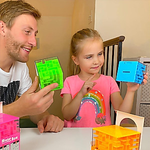 3 Pack Money Maze Puzzle Gift Boxes, A Fun Unique Way to Give Gifts for People You Love, Great for Kids and Adults