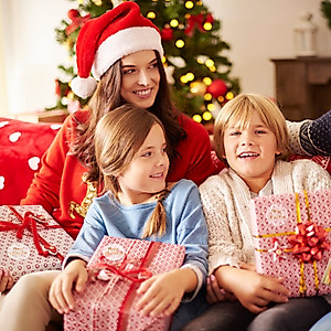 NUOMI 1000 PCS Merry Christmas Stickers Round Adhesive Seal Labels Gold Foil Stamping on Clear for Xmas Decor Envelope Cards Gift Packaging, 1 Inch