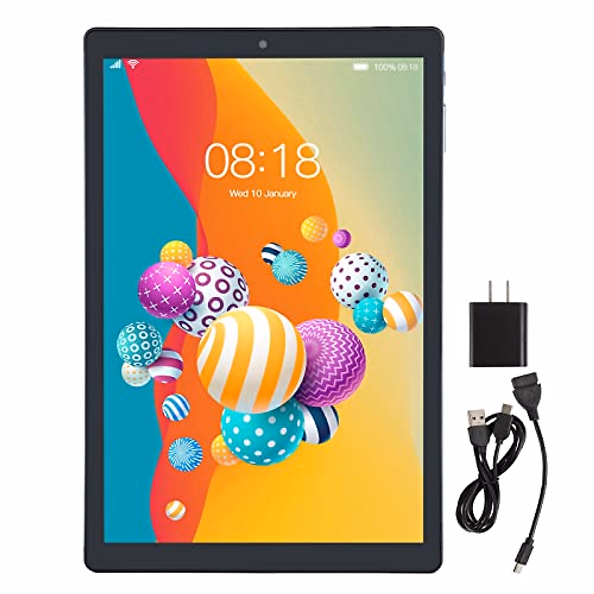 10.1inch Tablet Android 12 Tablets, 5G WiFi 10 Core CPU Processor 6GB 128GB Dual SIM Tablet with 8800mAh Battery, GPS Bluetooth 5.0, Dual Speakers, 1960x1080 IPS HD Calling Tablet, Dual Camera(#1)