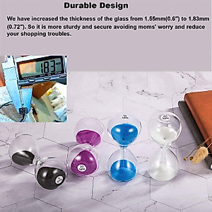 SuLiao Hourglass 60 Minute Sand Timer: 5.1 Inch Gold Sand Clock, Large Sand Watch 60 Min, Unique 1 Hour Glass Sandglass for Kids, Games, Classroom, Home, Desk, Office Decorative