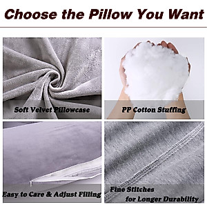 MOON PINE U Shaped Pregnancy Pillow for Sleeping and Replacement Pillow Cover