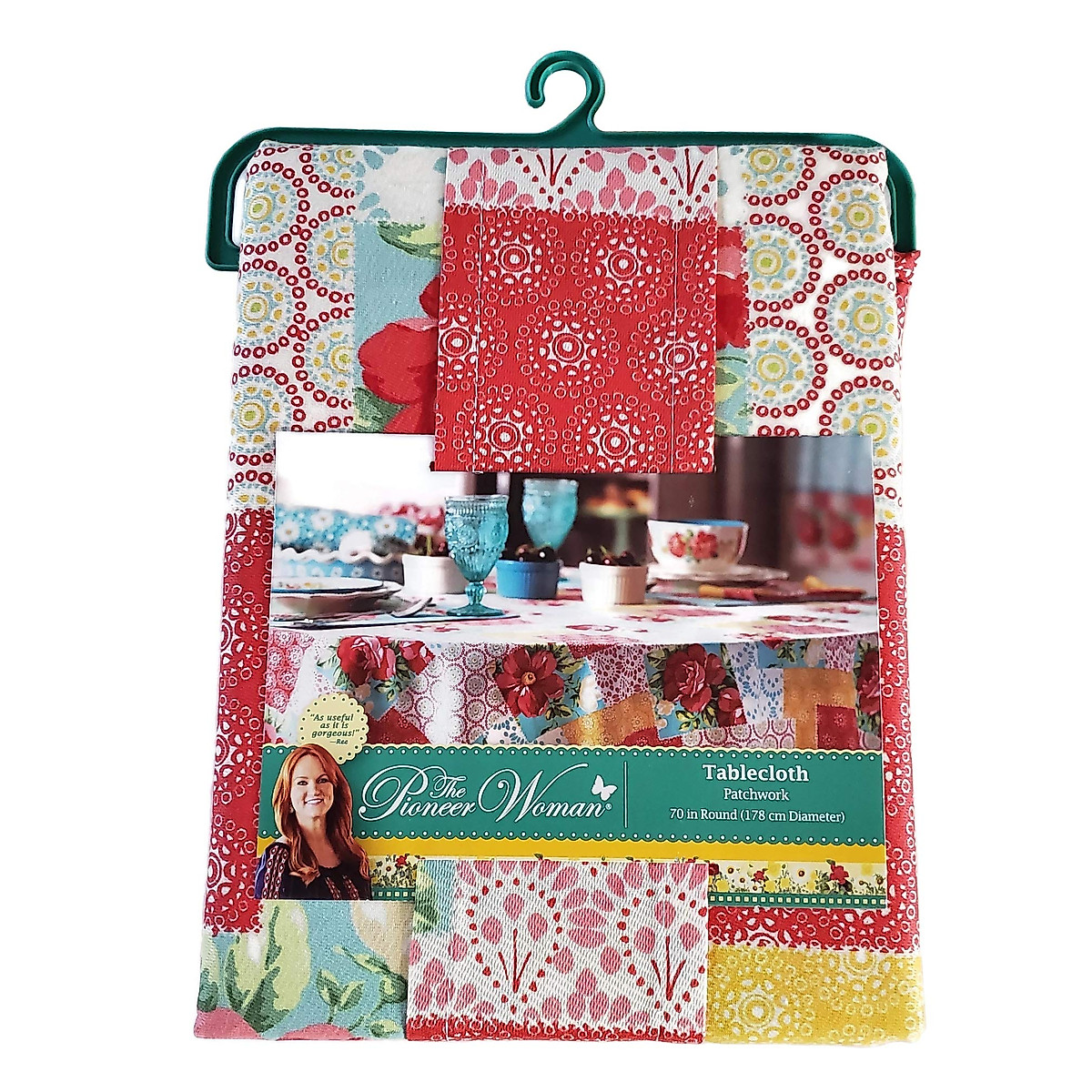 The Pioneer Woman Patchwork Tablecloth 70 Inches Round