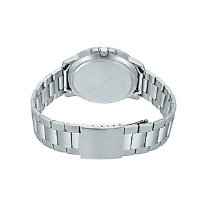 Casio MTP-VD01D-1EV Men's Enticer Stainless Steel Black Dial Casual Analog Sporty Watch