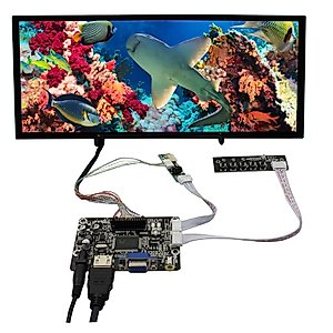VSDISPLAY 12.3" 12.3 Inch 1920X720 LCD Screen HSD123KPW2-D10 with HD MI VGA AV LCD Controller Board KYV-N5 V3
