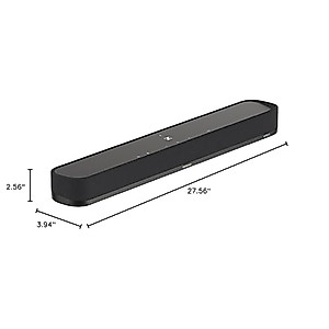 Sennheiser AMBEO Soundbar Mini - Immersive 3D Audio for TV, Movies, and Music - Compact Device with Powerful Adaptive Features, Multiple Connectivity and Intuitive Usage