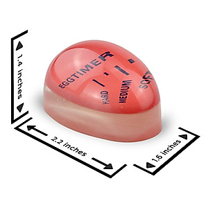 enter Egg Timer for Boiling Eggs,Kitchen Gadget, Color Changing Egg Timer Thermometer,Pack of 4