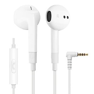 LUDOS FEROX Wired Earbuds in-Ear Headphones, 5 Year Warranty, Earphones with Microphone, Noise Isolation Corded for 3.5mm Jack Ear Buds for iPhone, Samsung, Computer, Laptop, Kids, School Students