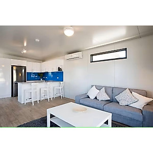 20 Ft Tiny Movable Prefab House to Live in 1 Bathroom, 1 Bedroom & 1 Kitchen- for Small Family. Bachelor Nest