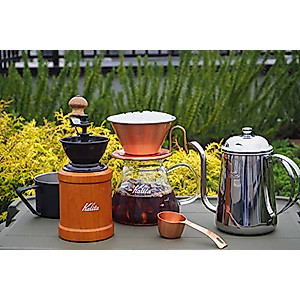 Kalita (Carita) Coffee Server I Pour Over Carafe I 500ml (17oz) I Pot Fits Kalita Drippers I Heat Resistant Glass I Made in Japan I, Single Cup, Clear