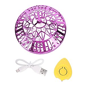 Airshi Flying Orb Toys, Hover Fly Toy Suspension Induction Intelligent Cyclotron for Square (Purple)