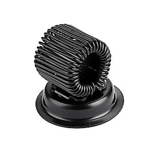 BTSKY 8 Pack Stainless Steel Magnetic Pen Holder Clips- Magnetic Pen Clip Holder Fit Any Size Pens Magnetic Push pins for Refrigerator Whiteboard Erase Board and Bulletion Board Map Black