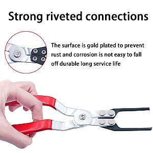 Relay Puller Pliers, Car Relay Disassembly Clamp, Battery Terminal Fuse Extraction Remover Tool, Metal Steel Automotive Pliers, Universal Vehicle Repair Accessories