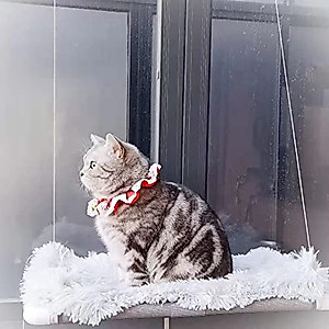 HlinZoom Pet Collars Red Lace Scarf, Dress Up and Costume for Pet Decoration, Ideal Gifts and Decoration for Cats and Dogs (Style-5)