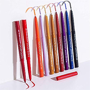 BONNIE CHOICE 20 PCS Colored Eyeliners Pencil Set, 20 Colors Waterproof Long Lasting Retractable Matte Colorful Eyeliner Milti-Functional Eyeliner Eyeshadow Pen Gifts for Women