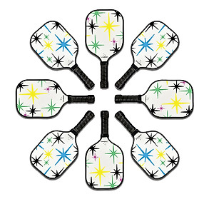 Litakon Premium Youth Pickleball Paddle Set, 2 Fiberglass Kids Paddles with Honeycomb Core, Bundle of Lightweight Fiberglass Rackets for Kids Age 4-12, Backpack, 4 Balls, 2 Kids Rackets